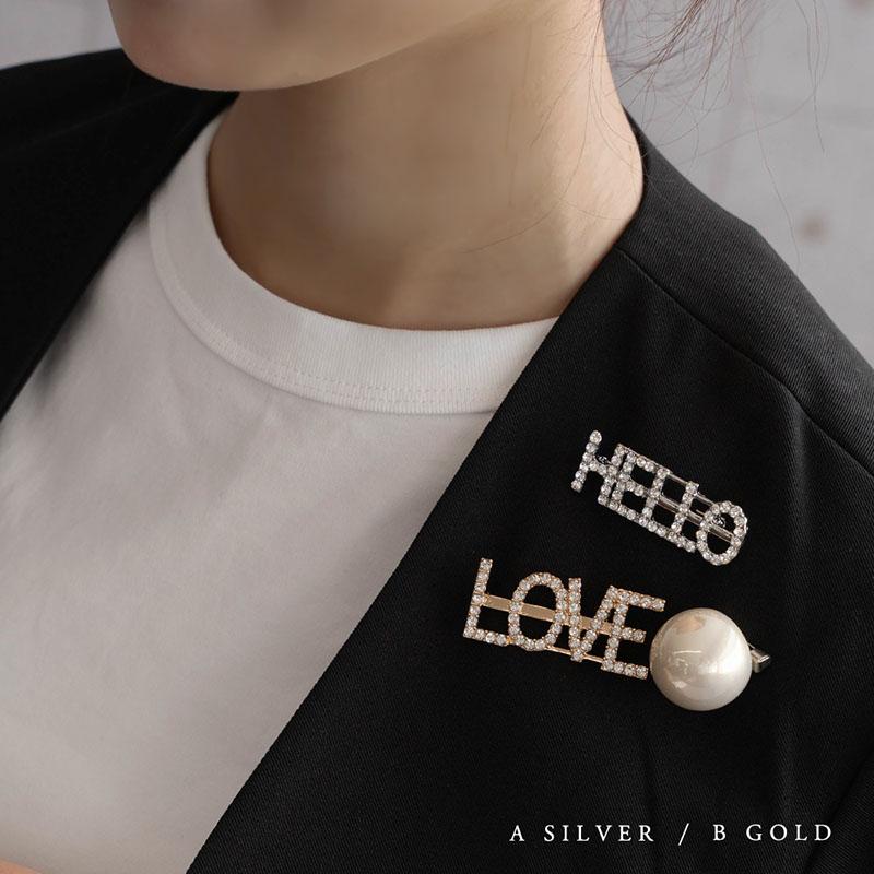 Jewel VOX ブローチ キルトピン ストールピン 安全ピン HELLO Jewel VOX ブローチ キルトピン ストールピン 安全ピン HELLO