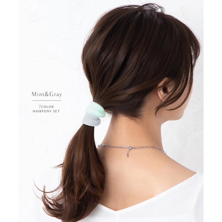 Jewel VOX ヘアゴム ヘアポニー セット 7色 7カラー パステル Jewel VOX ヘアゴム ヘアポニー セット 7色 7カラー パステル