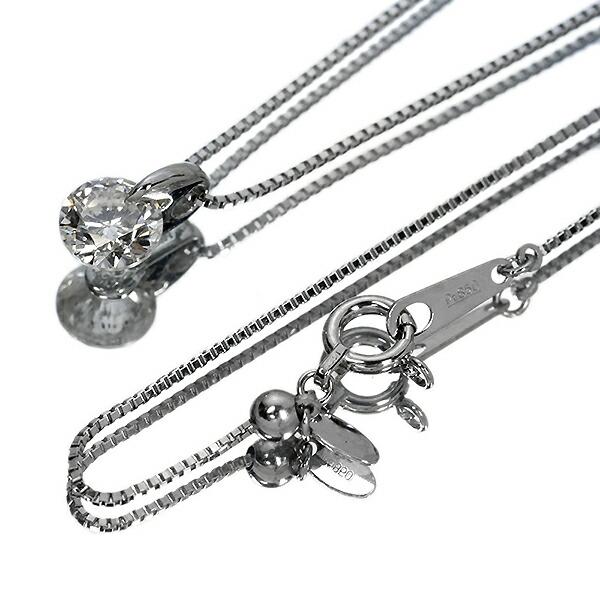 0.7ct ダイヤモンド ネックレス 一粒 一点留 プラチナ Pt900 Hカラー SI2 トリプルエクセレント ハートアンドキューピッド 3EX H&C 鑑定書付 保証書付 : nc0272 ...