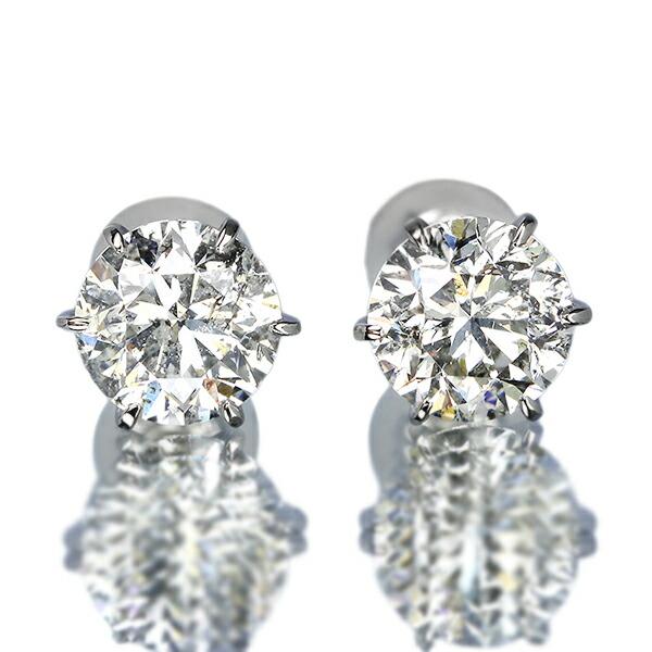 2カラット ダイヤモンド ピアス 1.0×1.0ct Pt900 Dカラー SI2 エクセレント ハートアンドキューピッド EX H&C 鑑定書付 保証書付 : ダイヤモンドホールセール ...
