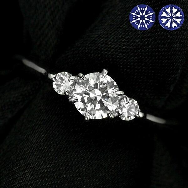 ダイヤモンド リング 0.3ct Pt900 プラチナ ハートアンドキューピット D SI2 EX 鑑定書付 保証書付 婚約 エンゲージ 結婚 H&C H&C専用スコープ付 : ダイヤモンド ...
