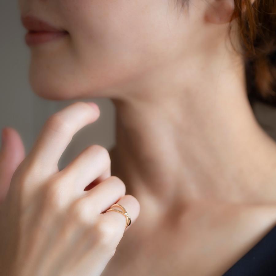 ジュエリーフィガロ リング ダイヤモンド K10 YG WG 指輪 ピンキー ピンキーリング レディース 30代 40代 ダイヤ 誕生日 プレゼント 10金 彼女 妻 : ジュエリーフィガロ ...