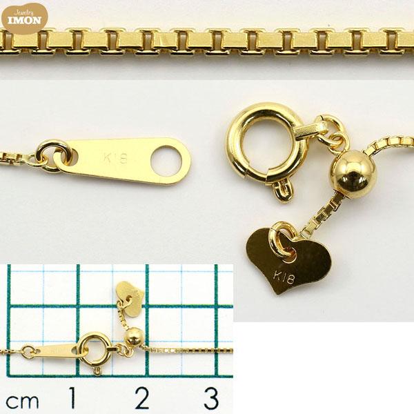 「新品」18金 K18 ネックレス ベネチアン 幅0.7mm 45cm : Jewelry IMON 御徒町店 - 通販 - Yahoo!ショッピング