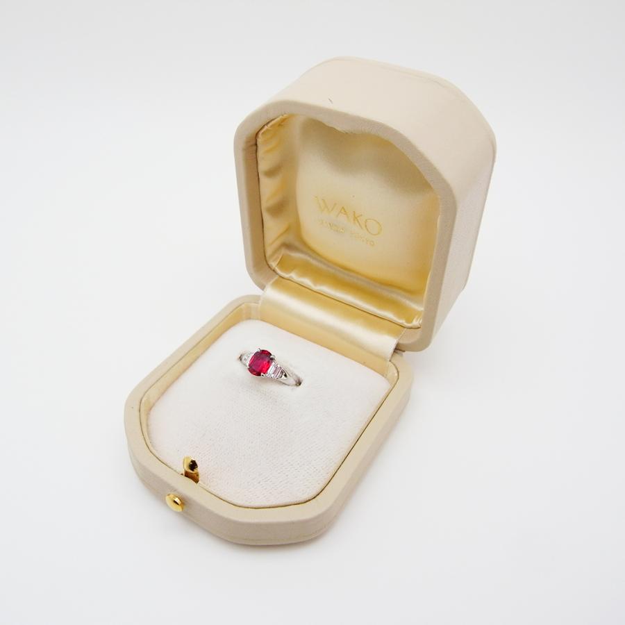 和光 ルビー ダイヤモンド リング 1.69ct 0.64ct 12号Pt950 鑑別書 保証書 付 新品仕上げ Sランク : 515784 : ACHACO - 通販 - Yahoo!ショッピング