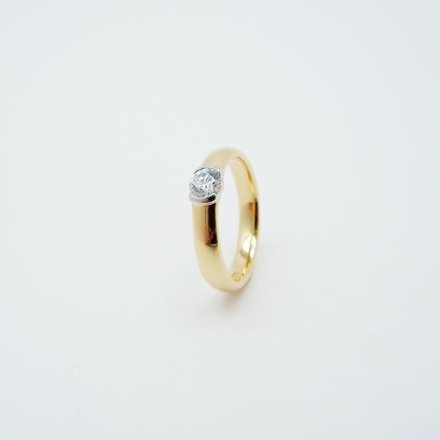 TIFFANY&Co. ティファニー ドッツソリティア リング ダイヤモンド 9号 0.23ct 750YG/Pt950 新品仕上げ Sランク : ACHACO - 通販 - Yahoo!ショッピング