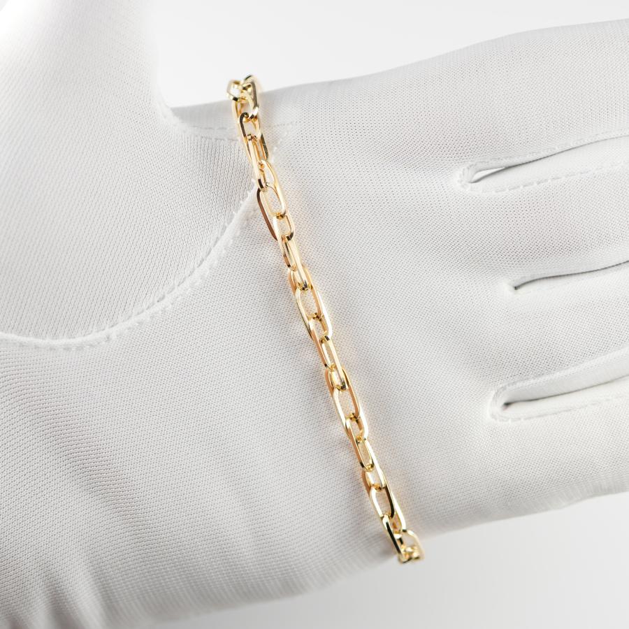 小豆ブレスレット K18 幅4.0mm 0.7角線 18cm ダブル 小豆 チェーン : Jewelry Win - 通販 - Yahoo!ショッピング