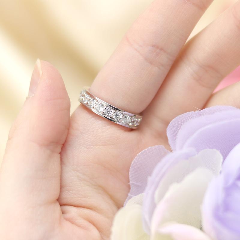Jeweluce ★ダイヤモンド フルエタニティ リング 【Hカラー SIクラス】プラチナ pt950 1.5ct ダイヤ 指輪 フチあり : Jeweluce - 通販 - Yahoo!ショッピング