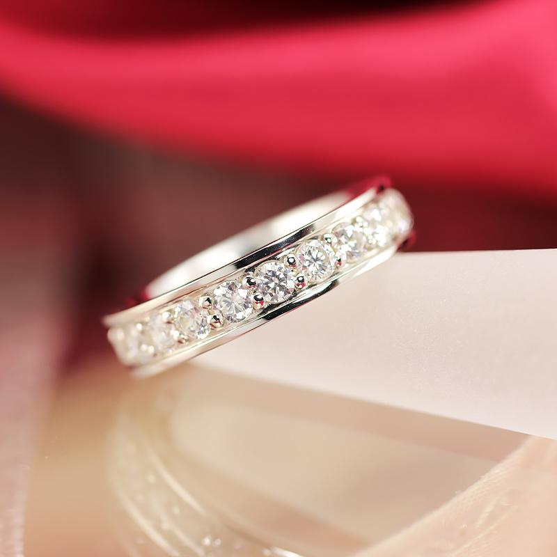 Jeweluce ★ダイヤモンド フルエタニティ リング 【Hカラー SIクラス】プラチナ pt950 1.5ct ダイヤ 指輪 フチあり : Jeweluce - 通販 - Yahoo!ショッピング