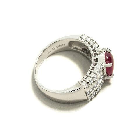 Star Ruby Pt900スタールビー リング No.122392 : JEX宝石ギャラリー Yahoo!店 - 通販 - Yahoo!ショッピング