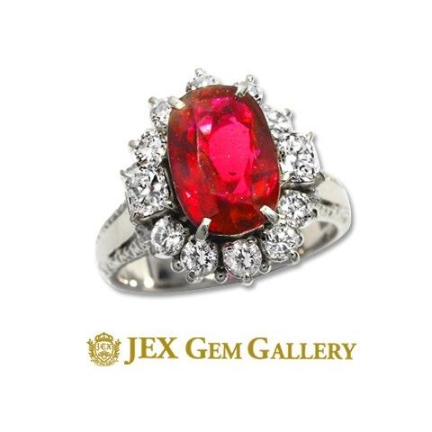 Ruby Pt900 ルビー リング 中央宝石研究所 No.126202 : JEX宝石ギャラリー Yahoo!店 - 通販 - Yahoo!ショッピング