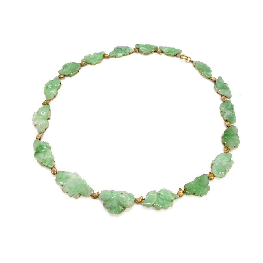 Jade K14翡翠ネックレス No.126738 : JEX宝石ギャラリー Yahoo!店 - 通販 - Yahoo!ショッピング