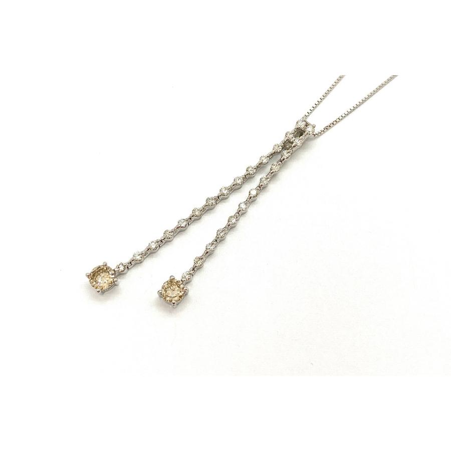 Brown Diamond K18WGブラウン/カラーレスダイヤモンドペンダント NO.127673 : JEX宝石ギャラリー Yahoo!店 - 通販 - Yahoo!ショッピング