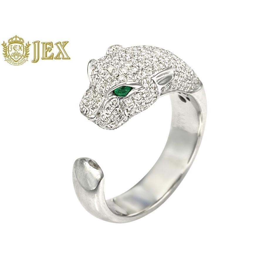 Emerald K18WGエメラルド ダイヤモンドリング NO.127984 :127984-j:JEX宝石ギャラリー Yahoo!店 ...