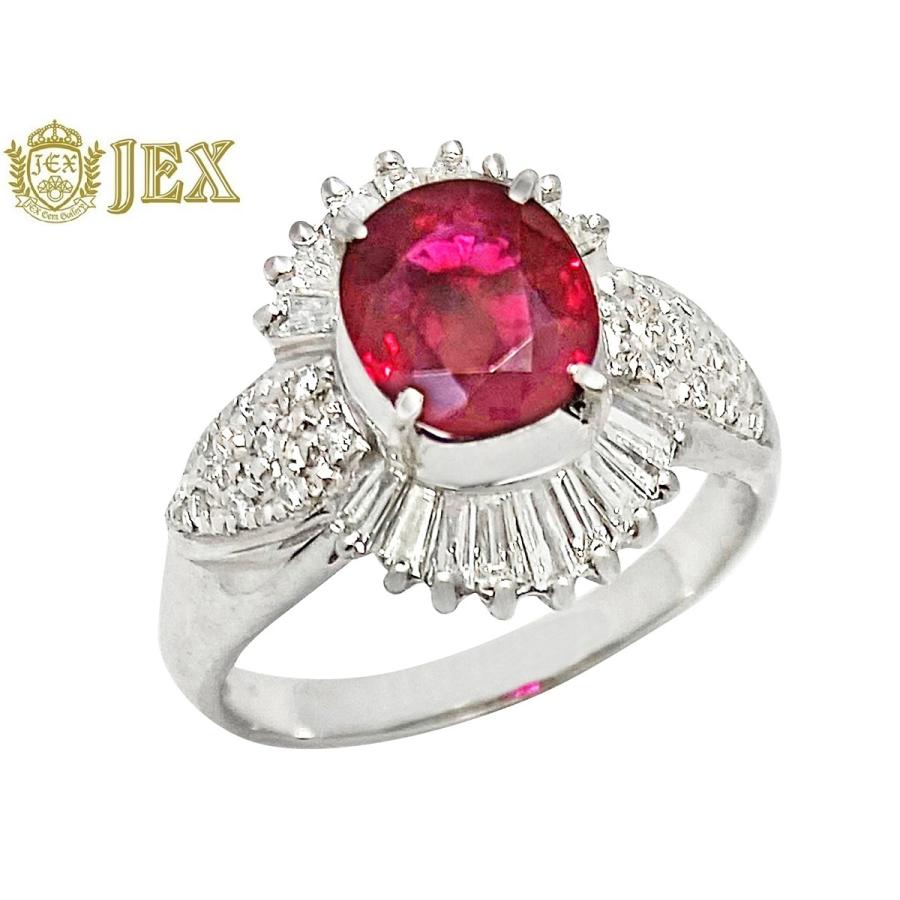 Ruby Pt900ルビー ダイヤモンドリング NO.128135 : JEX宝石ギャラリー Yahoo!店 - 通販 - Yahoo!ショッピング