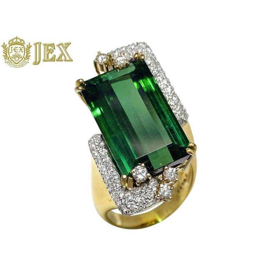 小川和郎 K18 Pt950グリーントルマリン ダイヤモンドリング NO.128509 : JEX宝石ギャラリー Yahoo!店 - 通販 ...