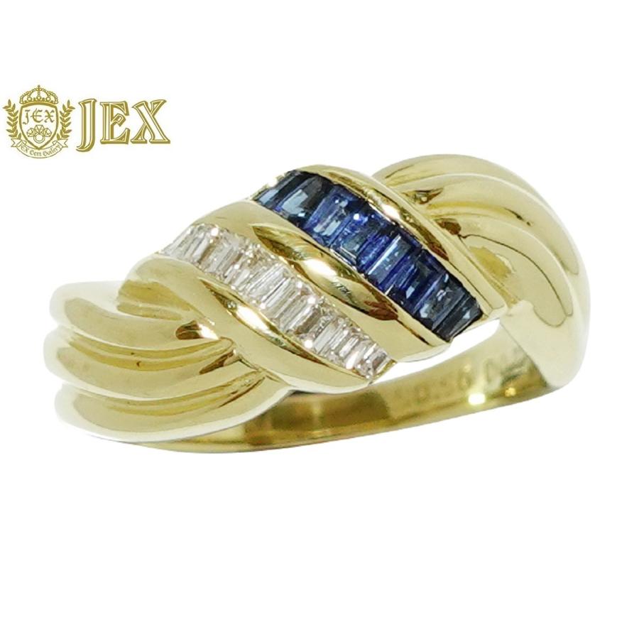 SEIKO セイコー K18サファイヤ ダイヤモンドリング NO.304538 : JEX宝石ギャラリー Yahoo!店 - 通販 - Yahoo!ショッピング