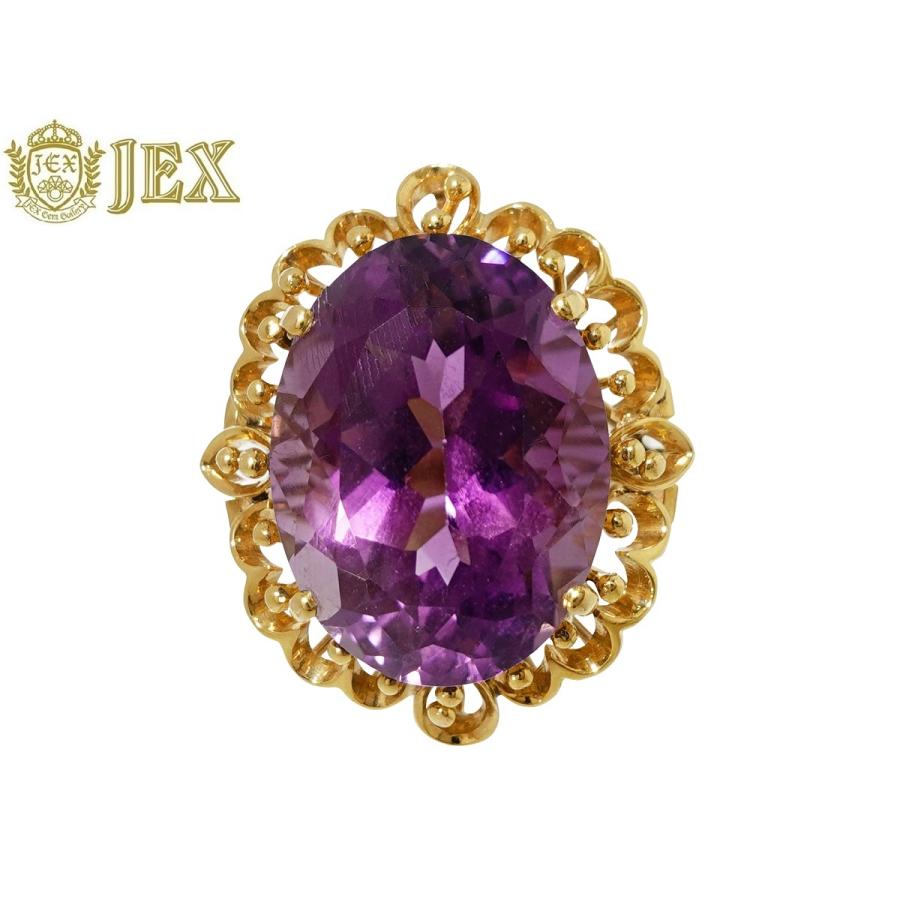 Amethyst K18アメシストリング NO.304798 : JEX宝石ギャラリー Yahoo!店 - 通販 - Yahoo!ショッピング