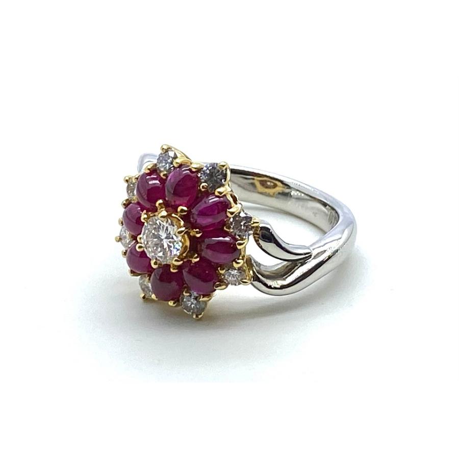Ruby K18 Pt900ルビー ダイヤモンドリング NO.47364 : JEX宝石ギャラリー Yahoo!店 - 通販 - Yahoo!ショッピング