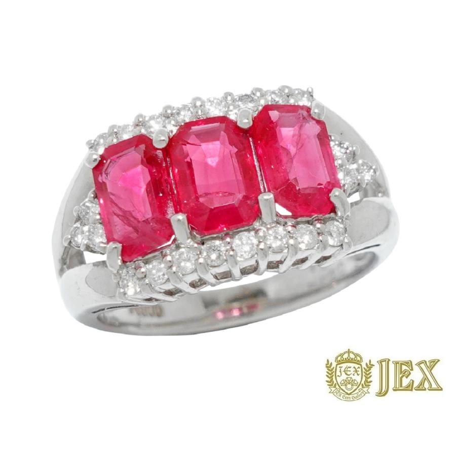 Ruby Pt900ルビー ダイヤモンドリング NO.48610 : JEX宝石ギャラリー Yahoo!店 - 通販 - Yahoo!ショッピング