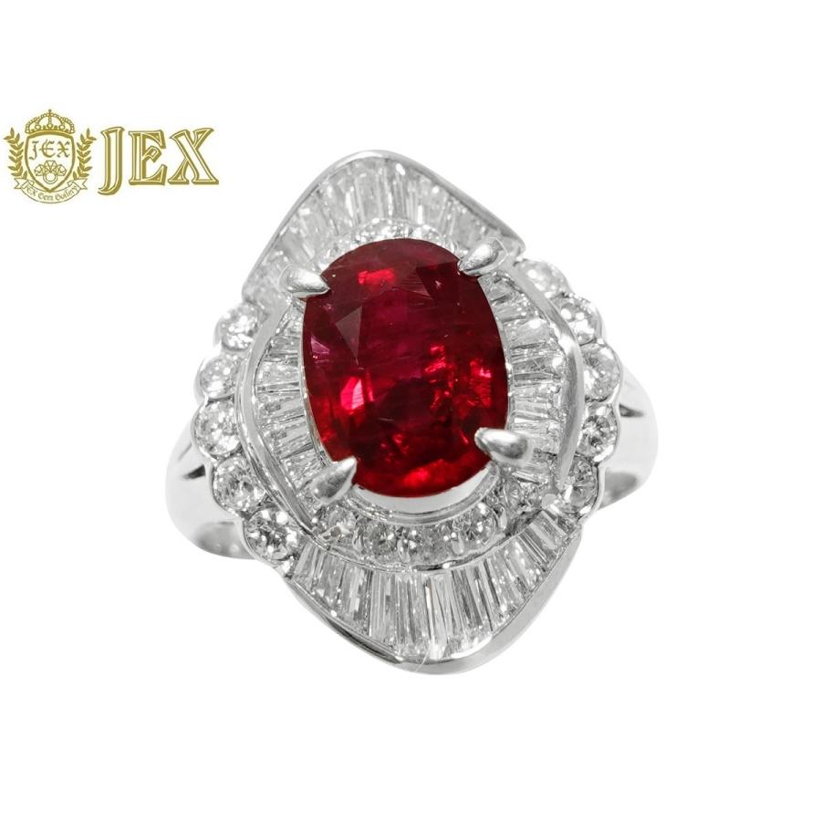 Ruby Pt900ルビー ダイヤリモンドング NO.48761 : JEX宝石ギャラリー Yahoo!店 - 通販 - Yahoo!ショッピング
