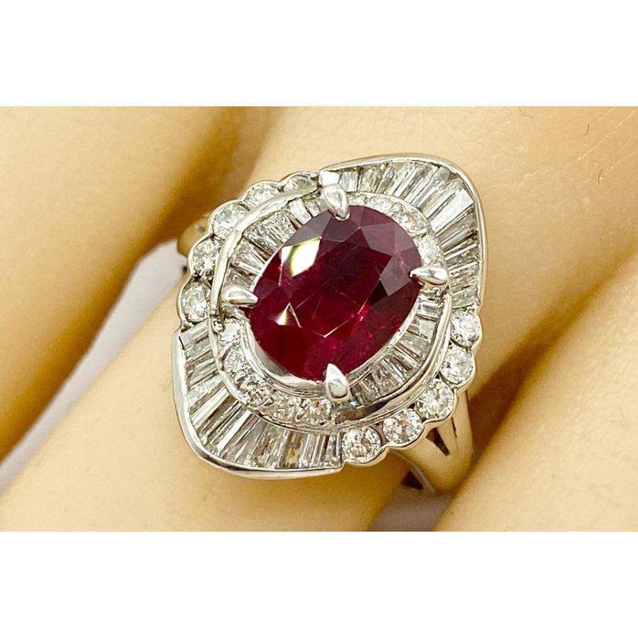 Ruby Pt900ルビー ダイヤリモンドング NO.48761 : JEX宝石ギャラリー Yahoo!店 - 通販 - Yahoo!ショッピング