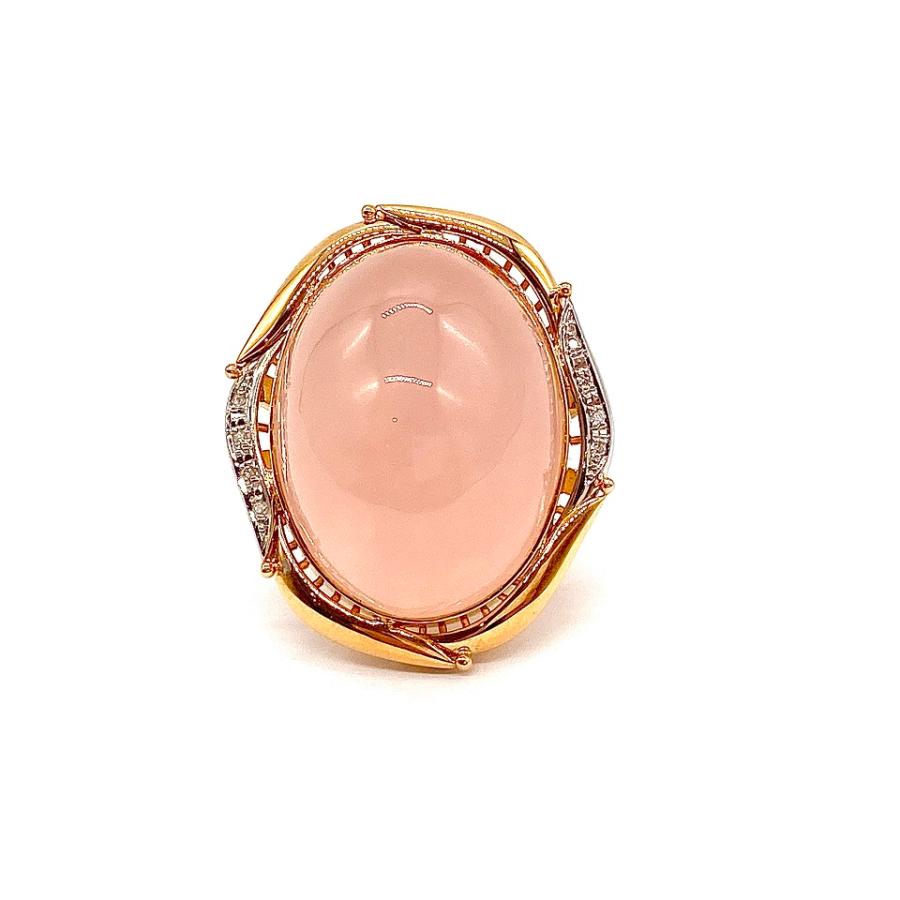 Rose Quartz K18 Pt900ローズクォーツ ダイヤモンドリング NO.48876 : JEX宝石ギャラリー Yahoo!店 ...