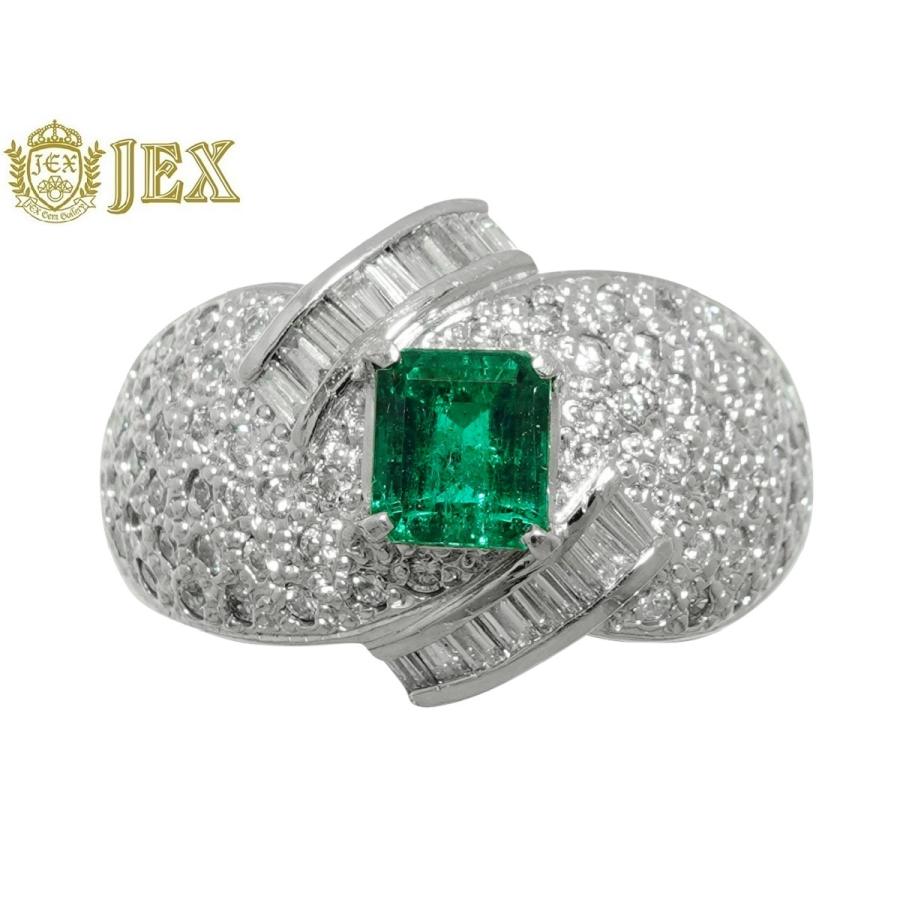 Emerald Pt900エメラルド ダイヤモンドリング NO.48979 : JEX宝石ギャラリー Yahoo!店 - 通販 - Yahoo ...