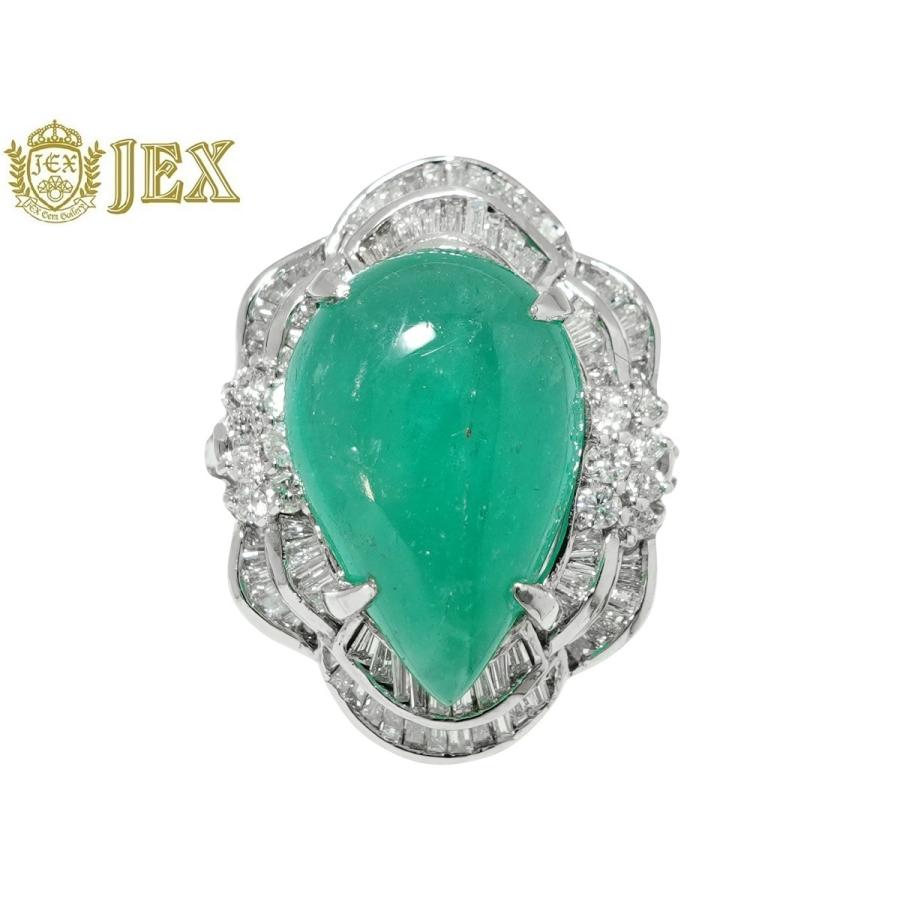 Emerald Pt900エメラルド ダイヤモンドリング NO.49010 : JEX宝石ギャラリー Yahoo!店 - 通販 - Yahoo ...