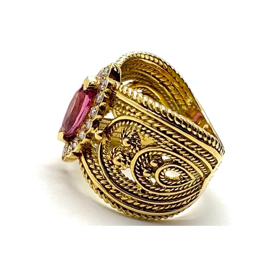 YANES ヤーネス K18ピンクトルマリン ダイヤリング NO.49087 : JEX宝石ギャラリー Yahoo!店 - 通販 ...