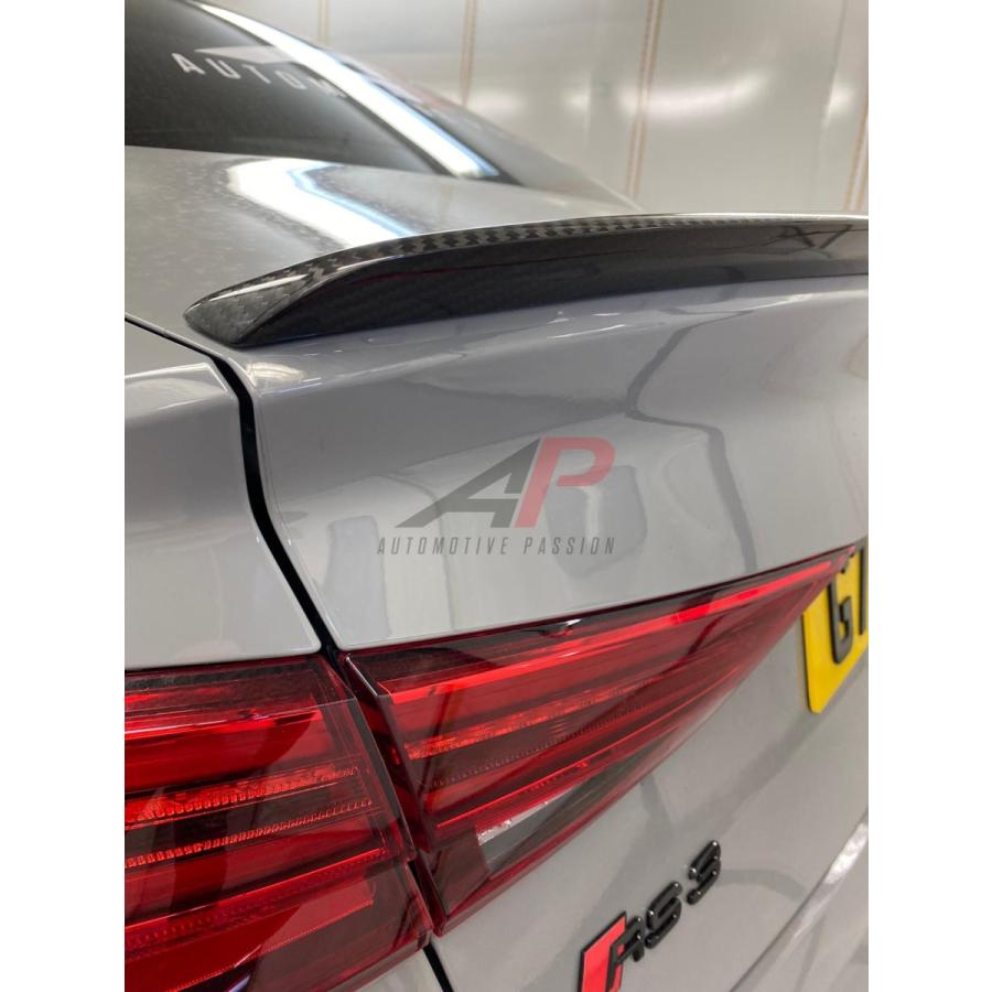 Audi RS3/S3/A3 SALOON DRY CARBON REAR SPOILER AP DESIGN :AP006RS3 ...