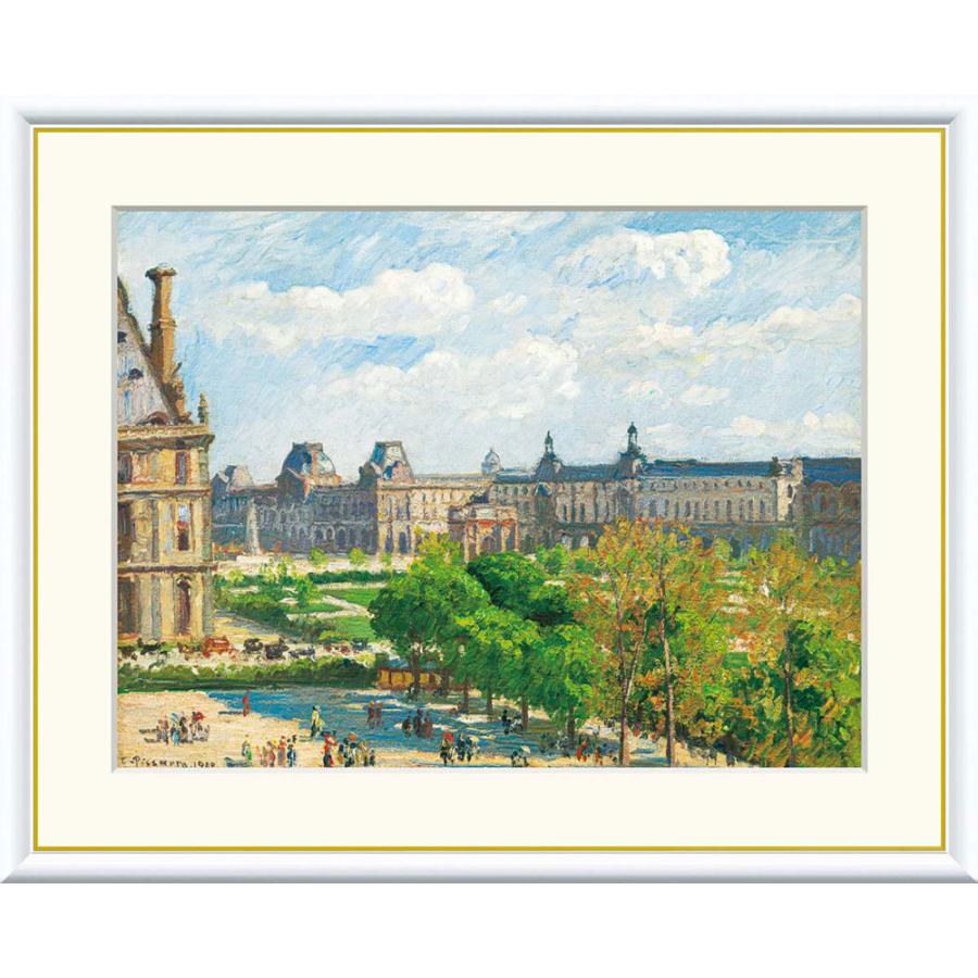 絵画 アート額絵 世界の名画 ピサロ「カルーゼル広場、パリ」 高品質複製画 W610×H495 NK0-PS-5L 高精細巧芸画 美術館（代引き不可）ジクレー版画 : nk0-ps-5l ...