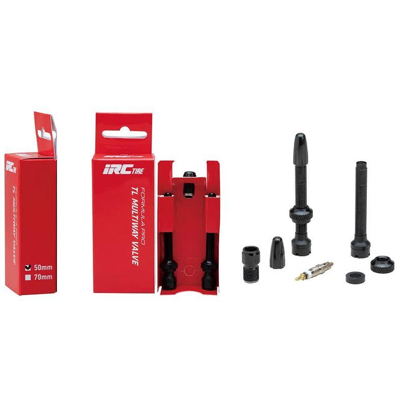 井上護謨工業(Inoue Rubber) IRC TIRE (アイ・アール・シー) フォーミュラプロ チューブレス マルチウェイバルブ 50 ...