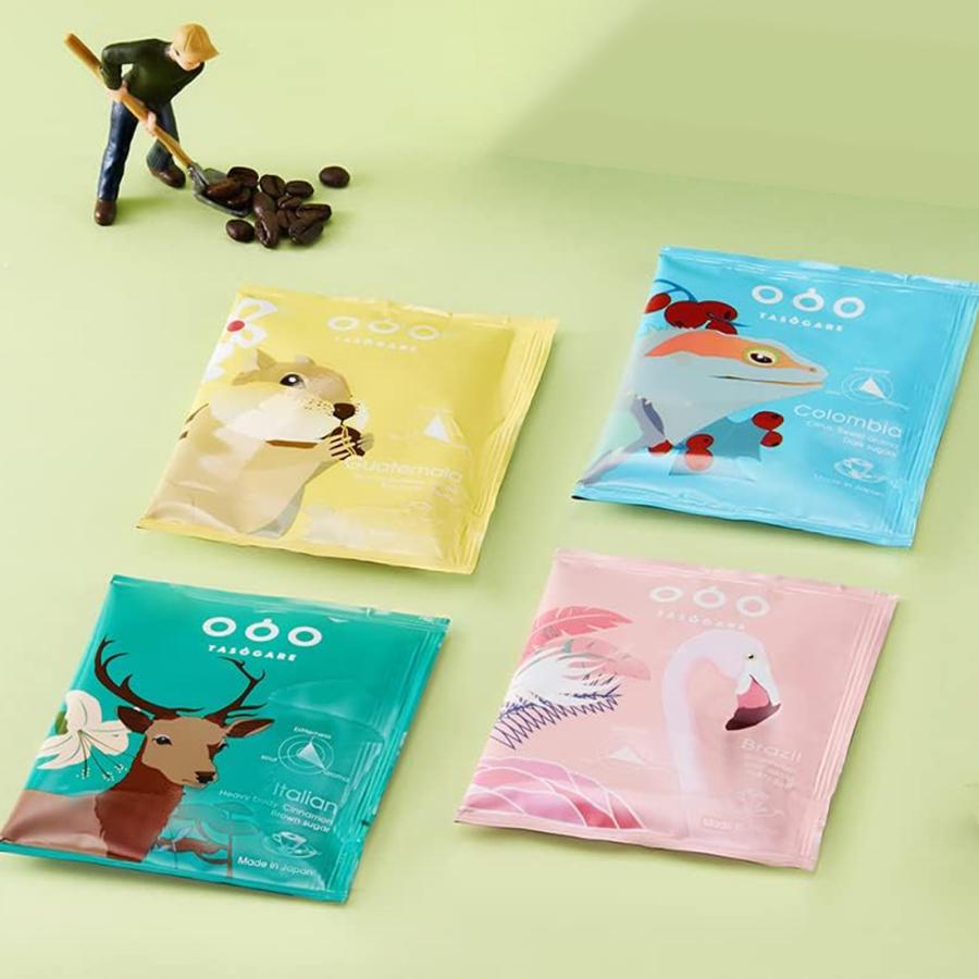 TASOGARE（タソガレ） ワールド・ロースト ドリップコーヒー 世界を旅するようにコーヒーを楽しめる 4種類 4P : TASOGARE COFFEE - 通販 - Yahoo!ショッピング