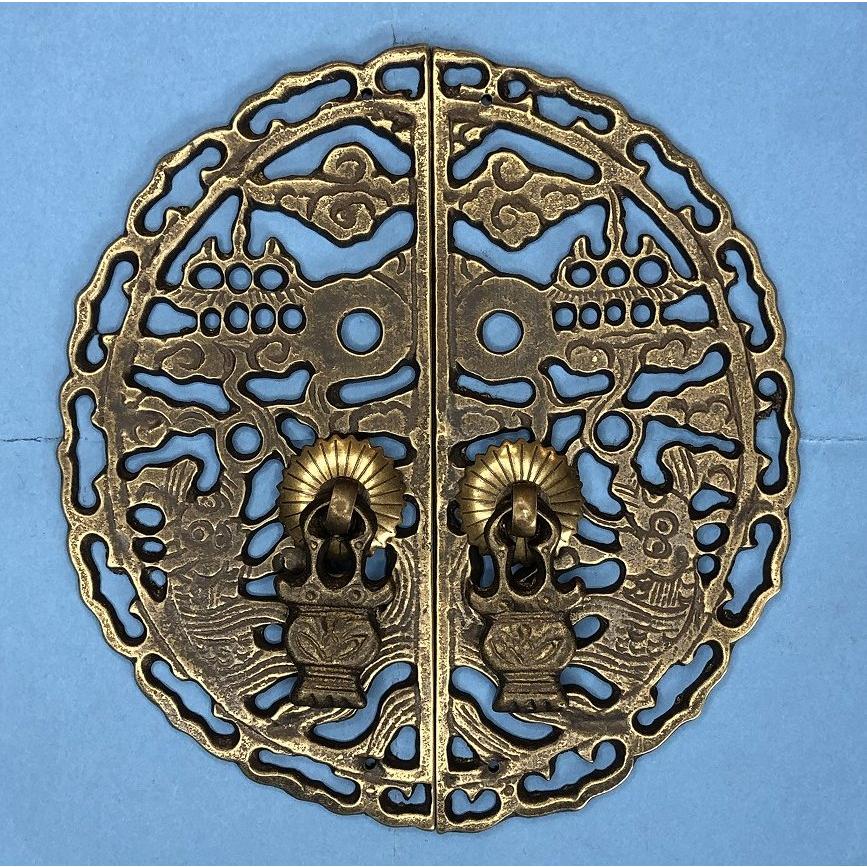 中国伝統装飾金具 扉飾り引き手 B057 直径140mm : 実験工房 - 通販 - Yahoo!ショッピング