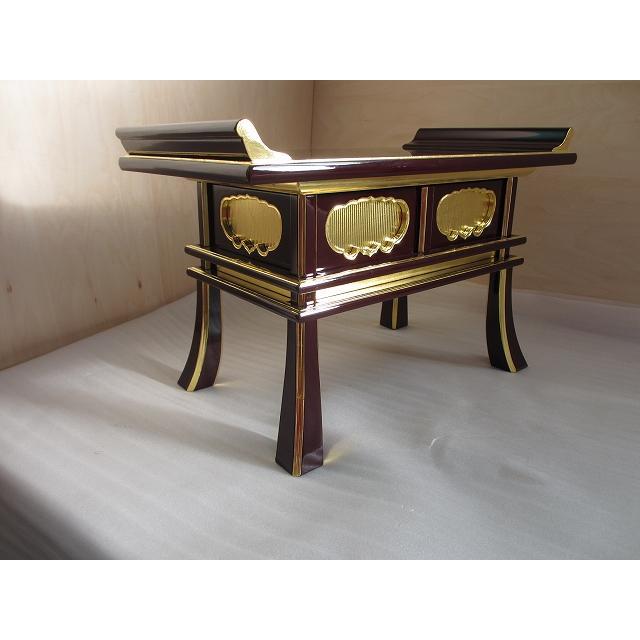 【特別販売品】中京型経机 (幅約54cm×高さ約32cm×奥行約30cm)長期在庫品の為、倉庫内在庫一掃セール木製高級仏具通販(管理番号8024) : 寺院用仏具の慈光堂 - 通販 ...