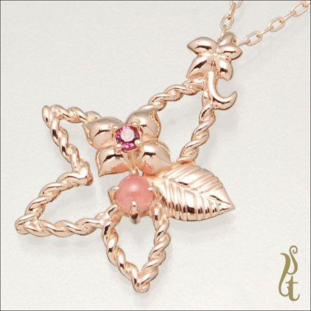 UZU ウズイスト UZUIST ネックレス レディース アクセサリー K10PG インカローズ ロードライトガーネット ペンダント IN-102 レビューを書いて送料無料 : 時空堂 時計 ...