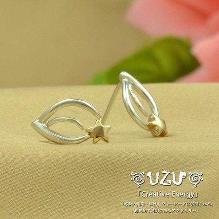 UZU ウズ ピアス レディース アクセサリー MI-112K シルバー925 K18イエローゴールド鏡面仕上げ : 時空堂 時計宝飾品販売修理専門店 - 通販 - Yahoo!ショッピング