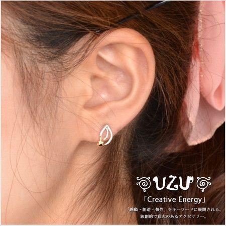 UZU ウズ ピアス レディース アクセサリー MI-112K シルバー925 K18イエローゴールド鏡面仕上げ : 時空堂 時計宝飾品販売修理専門店 - 通販 - Yahoo!ショッピング