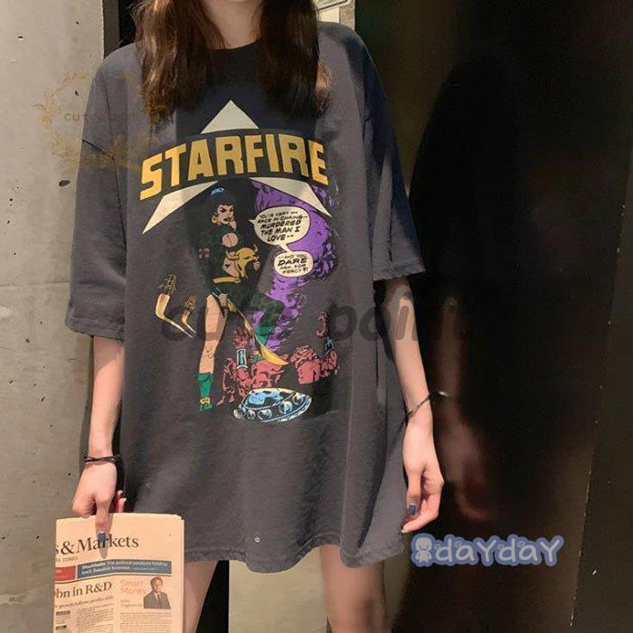 プルオーバー ゆるTシャツ 2021夏 半袖 着痩せ レディース 体型カバー Tシャツ 大きいサイズ ス ルームウェア カジュアル : jikuya-store - 通販 - Yahoo!ショッピング