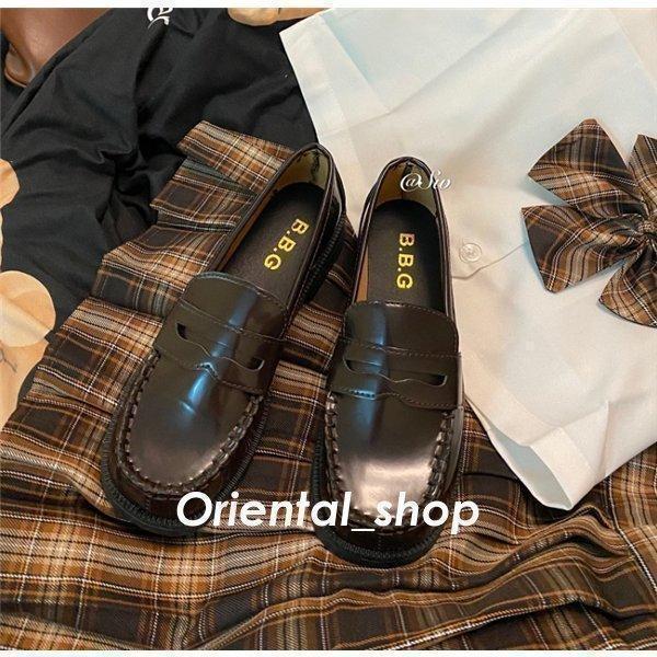 【大特価】ローファー レディース 学生靴 スクールシューズ 高校生 女子高生 シューズ 靴 パンプス コインローファー スクールローファー 学生制服 シンプル : jikuya-store ...