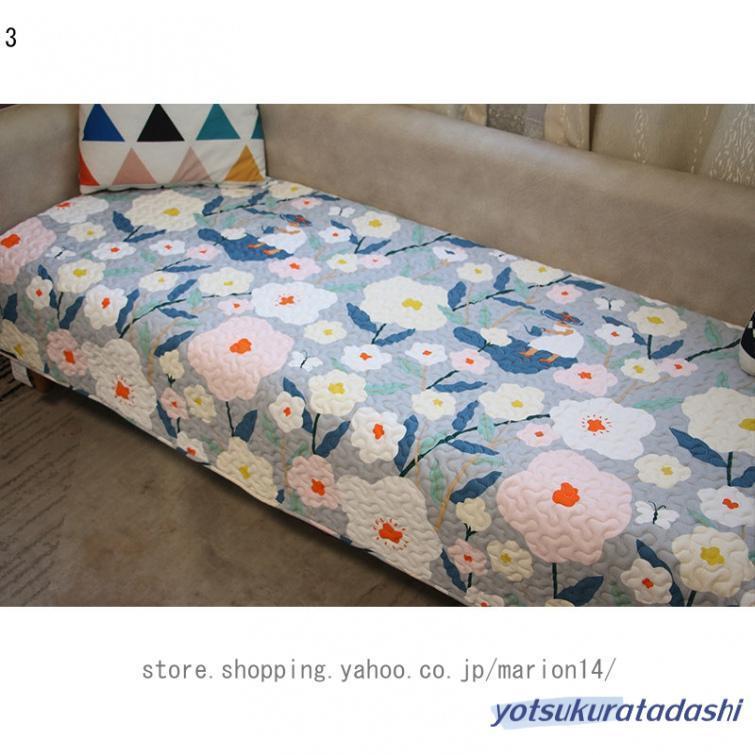 マルチカバー キルティング カバー 無地 コットン 冬用 可愛い 洗濯可 クッションカバー 傷防止 ラグ マット 室内マット ベッド キルト : jikuya-store - 通販 ...