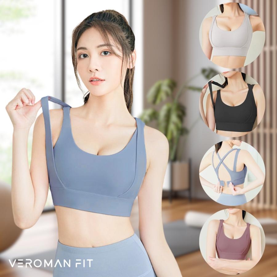 VEROMAN ヨガウェア トップス カップ付 タンクトップ スポーツブラ 揺れない ノンワイヤー ppi-sba024 FIT : ヨガウェアとトレーニングのVEROMAN FIT - 通販 ...