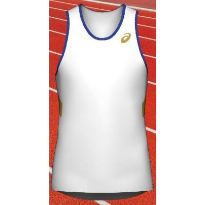 ASICS アシックス オーダーコンポ受注生産 ランニングシャツ（メンズ）レーシングエキスパートシルエット ライトトリコットTF素材 ...