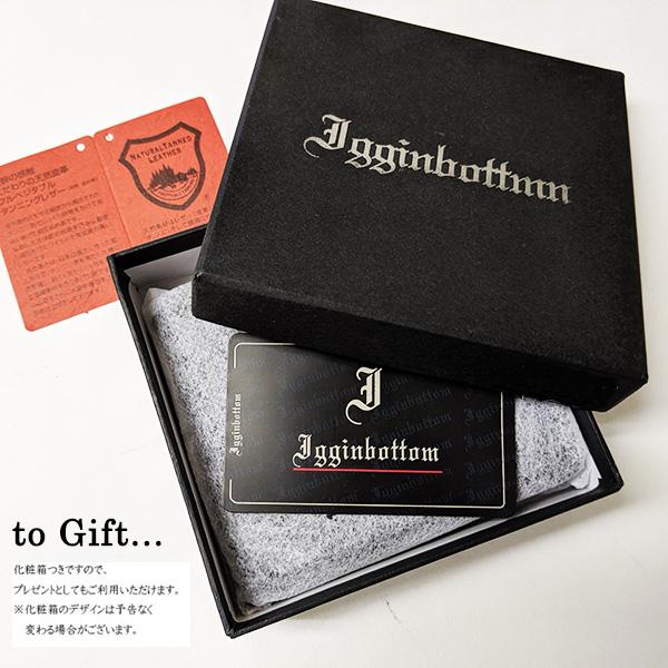 Igginbottom メンズ 二つ折り短財布 国産の栃木レザー 本革 人気 おしゃれ GOODデザイン 化粧箱付き プレゼント 送料無料 : 神代 - 通販 - Yahoo!ショッピング