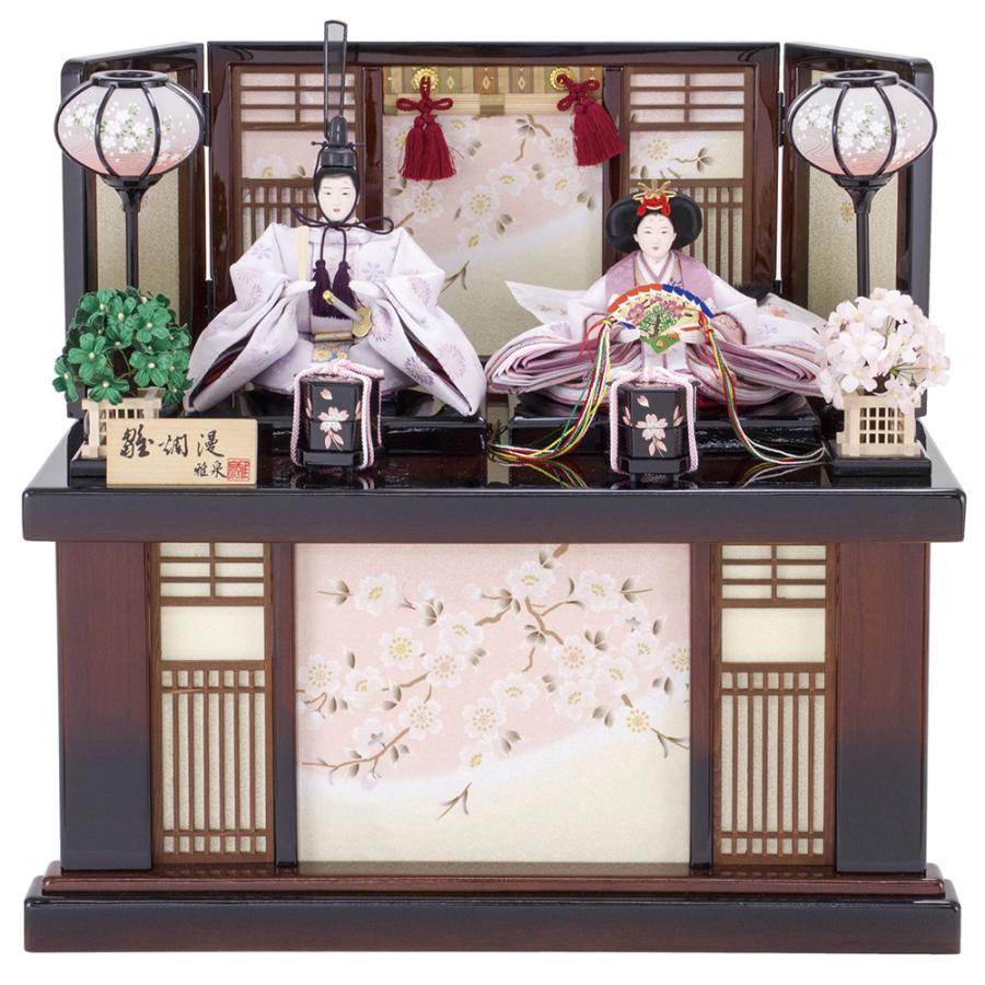 雛人形 ひな人形 お祝い 収納飾り カブセ式 茶 桜 初節句 親王飾り 二人飾り お雛様 モダン ひなまつり おしゃれ コードレス雪洞 2025 4l12-gt-240 : 鯉のぼり販売店 ...