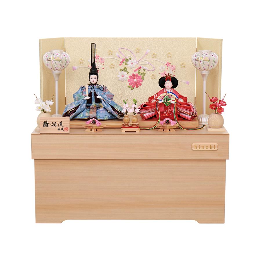 雛人形 コンパクト おしゃれ お祝い ひな人形 親王 収納飾り かぶせ式 収納箱 2人飾り 木目 組子刺繍 小花 かわいい 可愛い モダン 2025 4l12-hh-074 : a3f25 ...