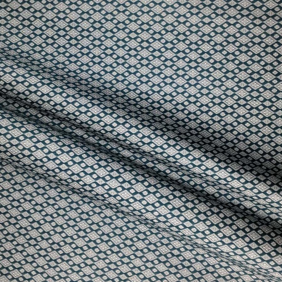 金襴生地 金襴の布 青色 青地 菱型 kin青2 : 鯉のぼり販売店-通販ひな人形web - 通販 - Yahoo!ショッピング