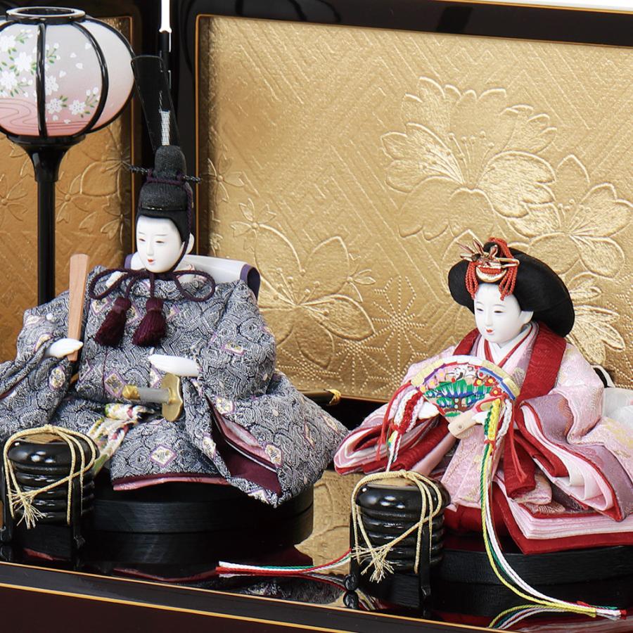 雛人形 ひな人形 お祝い 収納飾り カブセ式 茶 金 初節句 親王飾り 二人飾り お雛様 モダン ひなまつり おしゃれ コードレス雪洞 2025 4l12-aa-203 : 雛人形-五月人形 ...