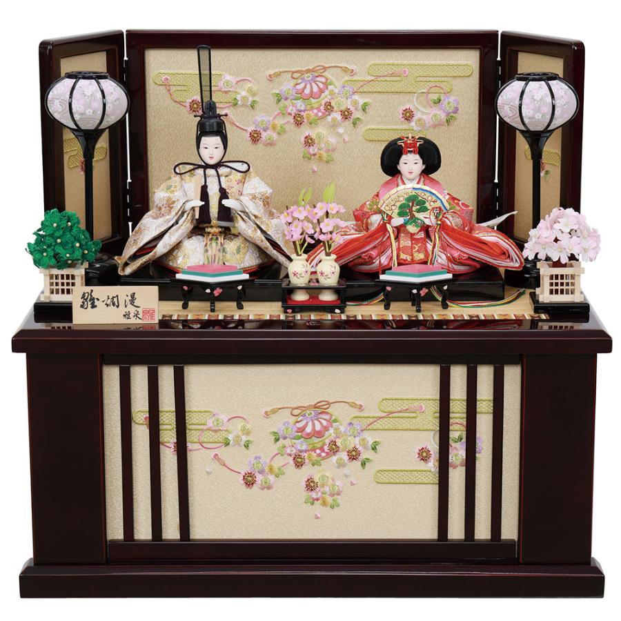 雛人形 コンパクト おしゃれ お祝い ひな人形 親王 収納飾り 引き出し式 収納箱 2人飾り 黒塗 桜 かわいい 可愛い モダン 2025 4l12-aa-233 : 雛人形-五月人形-販売 ...