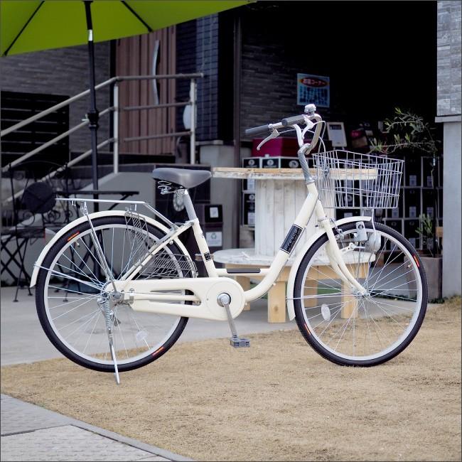 自転車 24インチ シティサイクル カゴ付き 完成品 ママチャリ 自転車 24インチ シティサイクル カゴ付き 完成品 ママチャリ